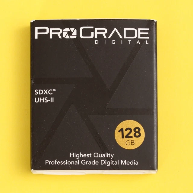 PROGRADE DIGITAL SDXC UHS-II 128GB V60 Professional Grade Digital Media ...