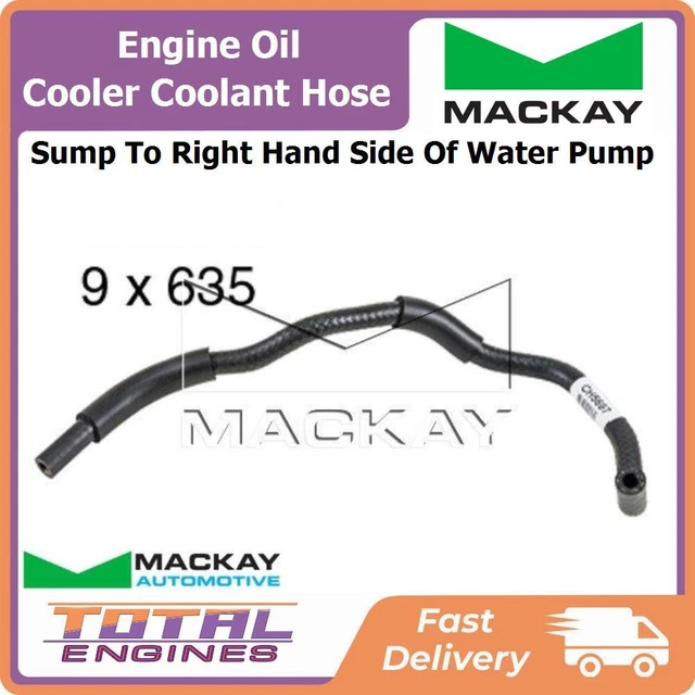 ENGINE OIL COOLER Coolant Hose fits Toyota Landcruiser VDJ76R/VDJ78R 4 ...