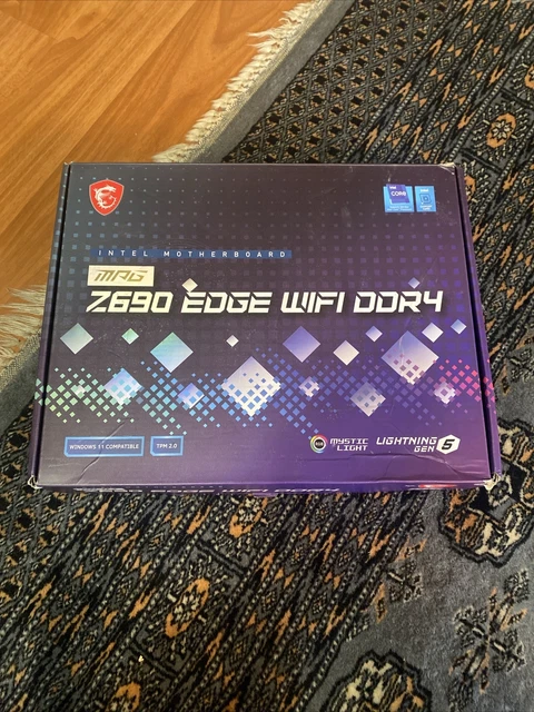 Msi Mpg Z690 Edge Wifi Ddr4 Lga 1700 Atx Scheda Madre Intel Eur 7929 Picclick It