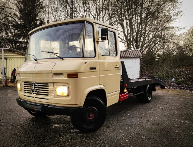 MERCEDES 407D CLASSIC Recovery Truck Beavertail Wagon Car Transporter £ ...