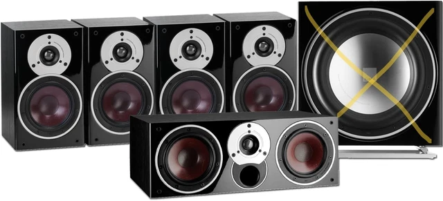 DALI ZENSOR 1 5.0 Home Cinema Speaker Package (Black) (No Sub) Near ...