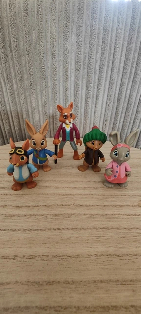 CBEEBIES PETER RABBIT posable figures Lily Bobtail Mr Tod Nutkin £38.99 ...