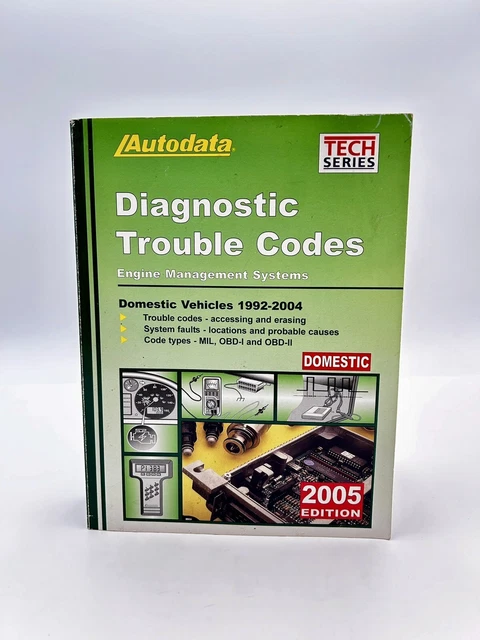 AUTODATA 2005 TECH Series Diagnostic Trouble Codes 1992-2004 Domestic ...