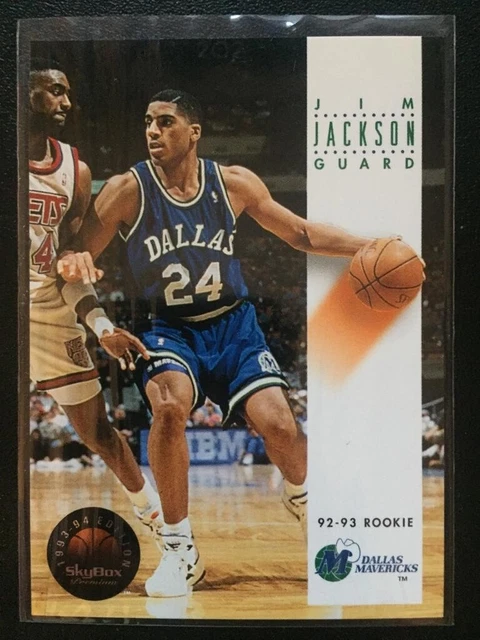 JIM JACKSON NBA SkyBox Sky Box 1993-94 carta da basket rookie RC EUR 3 ...