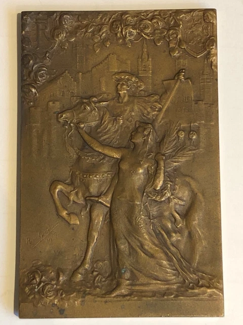 MÉDAILLE EXPOSITION UNIVERSELLE de Gand par René Grégoire 1913 EUR 40,00 - PicClick FR