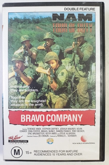 TOUR OF DUTY Volume 6 Bravo Company Vhs. Tv Series. Big Box Pal. Tested ...