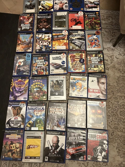 SONY PLAYSTATION 2 (PS2) Games Job Lot / Bundle. 32 Boxed 3 Unboxed £42 ...