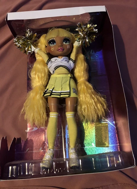 RAINBOW HIGH DOLL Sunny Madison Cheer Doll Cheerleader Yellow 11" £25. ...