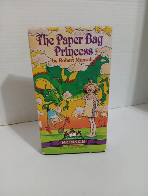 THE PAPER BAG Princess VHS Tape 1991 Robert A Bunch Of Munsch New ...