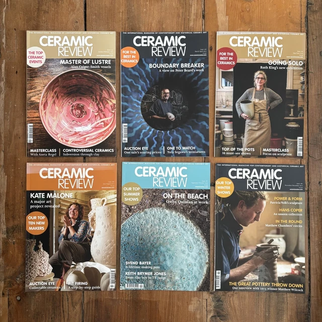 CERAMIC REVIEW MAGAZINE 2016 x 6, Complete Year, Issues 277 - 282 ...