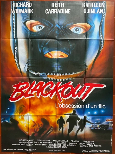 AFFICHE BLACKOUT KEITH Carradine RICHARD WIDMARK Douglas Hickox ...