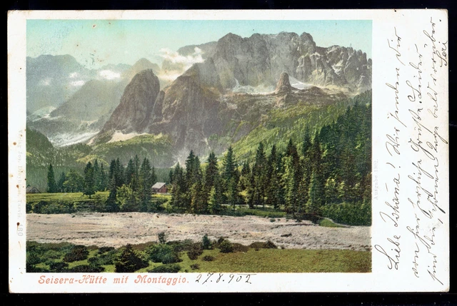 VALBRUNA (UDINE). JOF Fuart. SEISERAHUTTE. Alpi Giulie. Vg. c/fr. 1902 ...