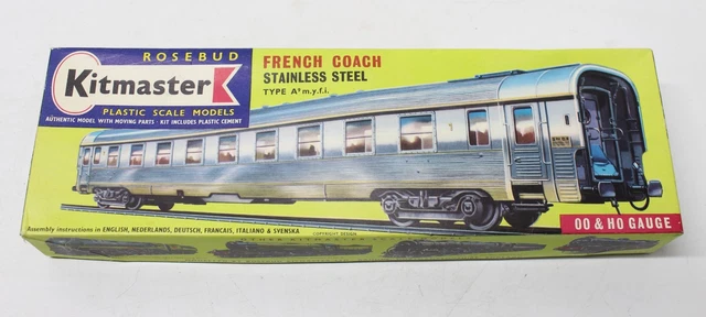 ROSEBUD KITMASTER OO/HO French Coach Stainless Steel Unmade and in ...