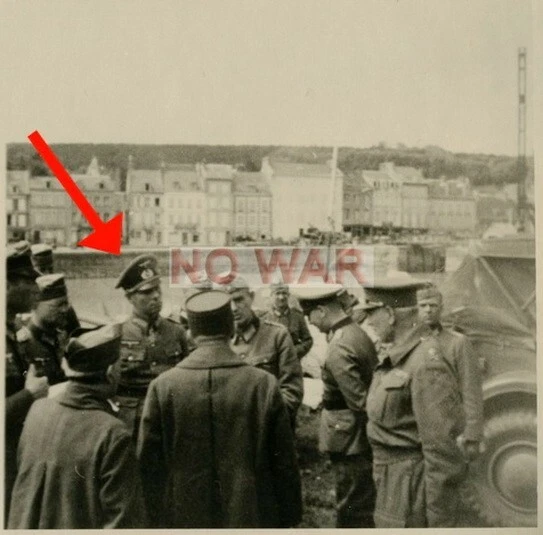 WWII GERMAN PHOTO Fieldmarschall Erwin Rommel The Knight's Cross Holder ...