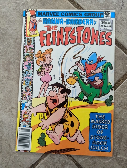 Hanna Barbera The Flintstones 6 1978 Series Marvel Comics Newsstand