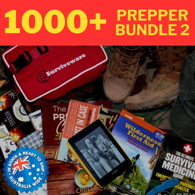 1000+ BUNDLE VOLUME 2 Prepper Survival books, videos and resources on USB $39.99 - PicClick AU