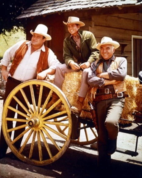 DAN BLOCKER COMME Eric ' Hoss' Cartwright, Lorn 8x10 Photo Exceptionnel ...