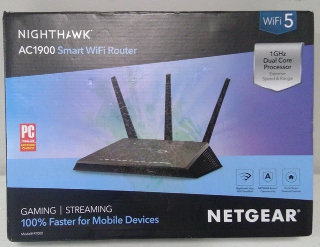 NETGEAR NIGHTHAWK AC1900 Smart WiFi Router Model R7000!!! $46.00 - PicClick