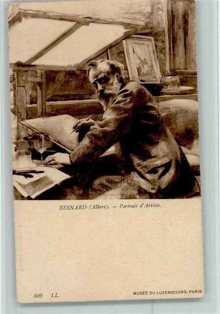 12109440 - ALBERT Besnard - Portrait AK Kuenstler EUR 6,99 - PicClick DE
