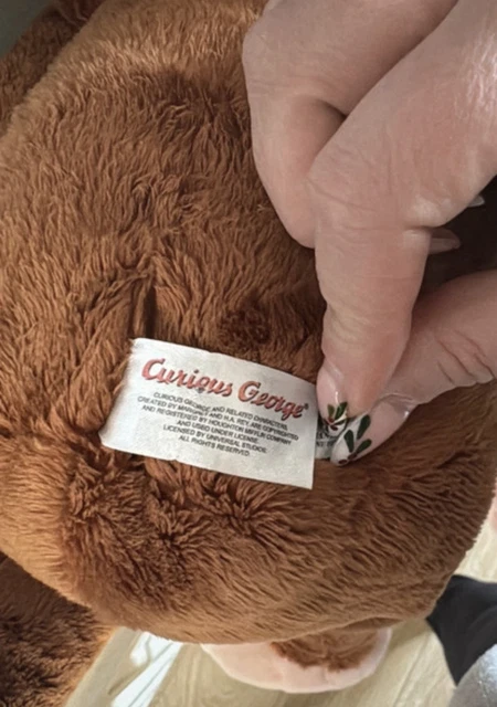 LARGE RARE 16 inch curious George monkey plush £12.94 - PicClick UK