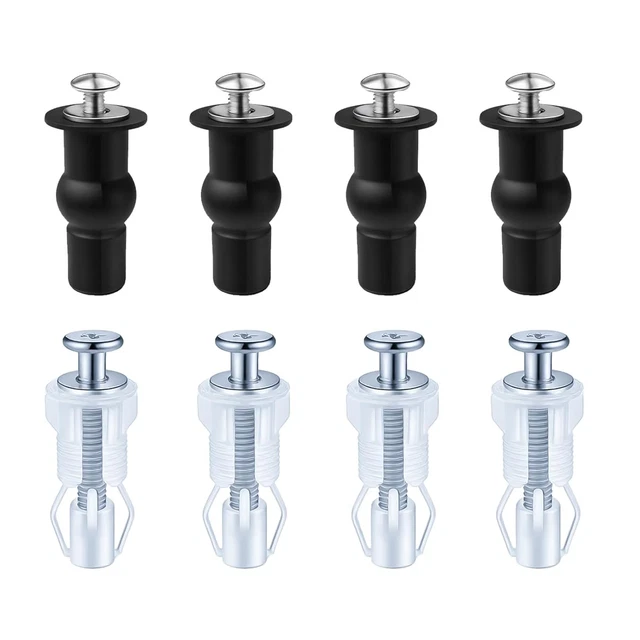 8 PCSTOILET SEAT Screws Bolts, Quick Release Toilet seat screws £7.32 ...