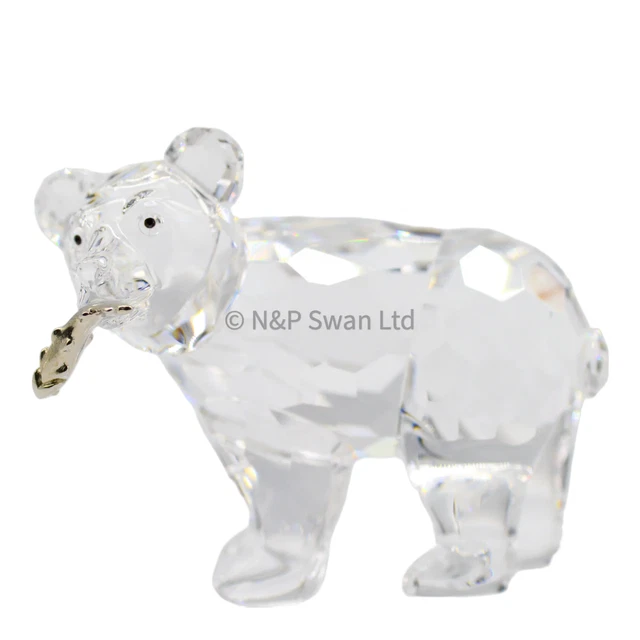 SWAROVSKI GRIZZLY BEAR Cub With Fish - Rare Encounters - 261925 £30.00 ...