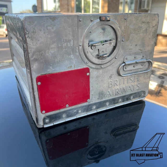 BRITISH AIRWAYS BOEING 747 Aircraft Atlas Box Catering Canister £99.99 ...