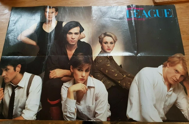 SMASH HITS 80'S HUGE toyah and HUMAN LEAGUE POSTER FOLDED 8 x A4 FULL ...