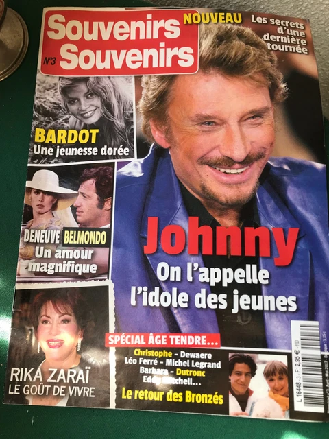 JOHNNY HALLYDAY/N°AGE TENDRE/BARBARA/DEWAERE/BELMONDO/BARDOT/FERRE ...