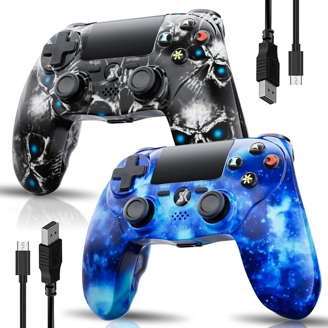CONTROLLER JOYSTICK WIRELESS LED Playstation PS4 Pro slim 1000mAh Dual ...