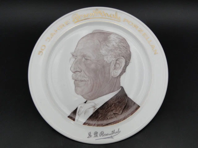 ROSENTHAL TELLER PORZELLAN 50 Jahre Rosenthal Porzellan Jubiläumsteller ...