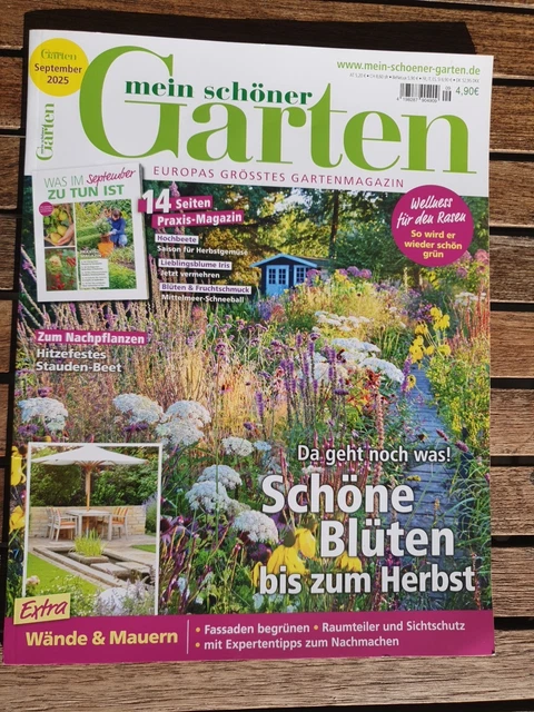 MEIN SCHÖNER GARTEN Zeitschrift September 2025 - Schöne Blüten bis zum ...