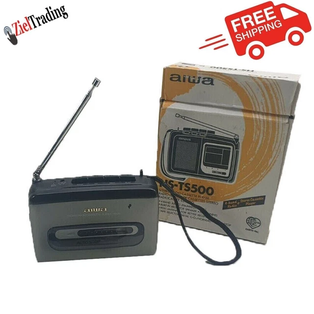 VINTAGE AIWA HS-TS500 Stereo Radio Cassette Player || Funktioniert EUR 47,99 - PicClick DE