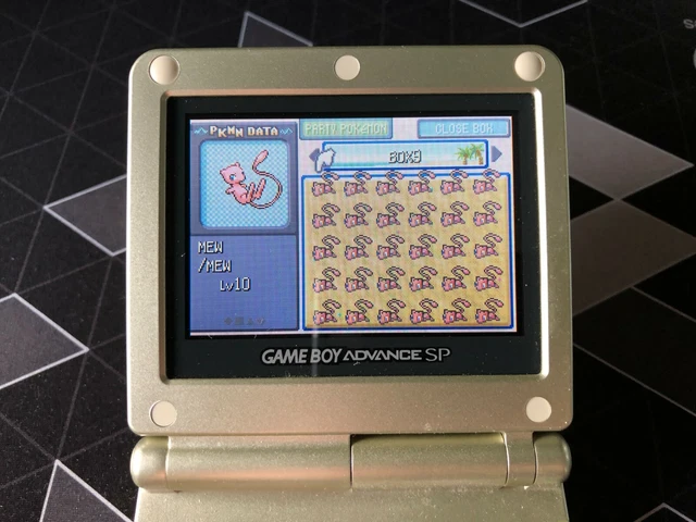POKEMON FIRERED MYSTERY Mew Distribution Cartridge Event - Very Rare £ ...