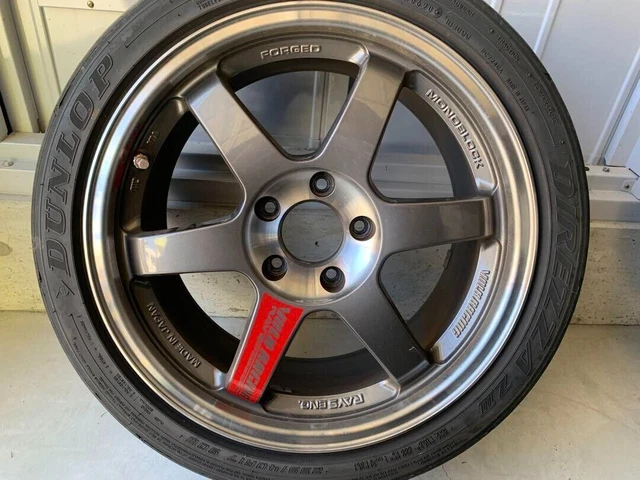 HONDA CIVIC FD2 aluminum wheel RAYS Volk Racing TE37 SL beautiful wheel ...