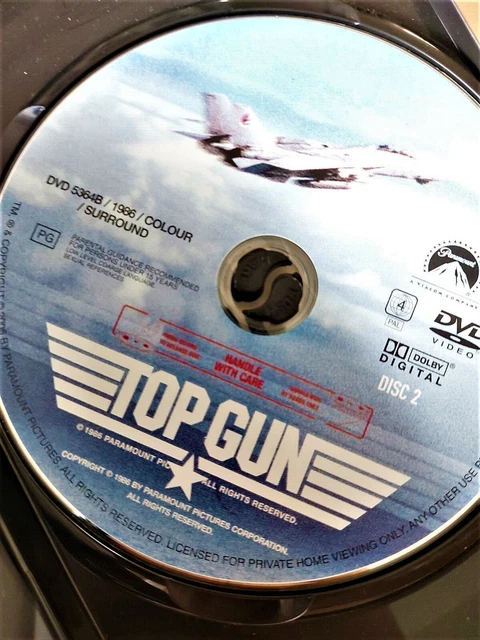 TOP GUN: TOM Cruise Kelly McGillis DVD R-4 - Special Edition (2 Disc ...