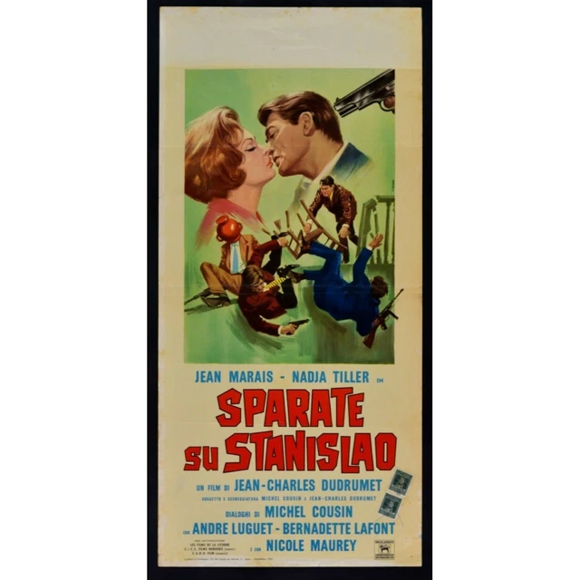 AFFICHE SPARATE SUR Stanislao Jean Marais Nadja Tiller Dudrumet B75 EUR 34,74 - PicClick FR