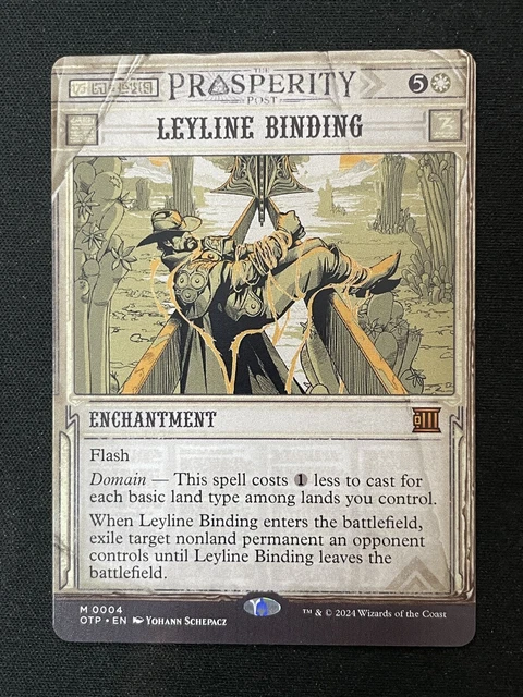LEYLINE BINDING - MTG OTP Outlaws of Thunder Junction Breaking News ... LEYLINE BINDING - MTG OTP Outlaws of Thunder Junction Breaking News ...