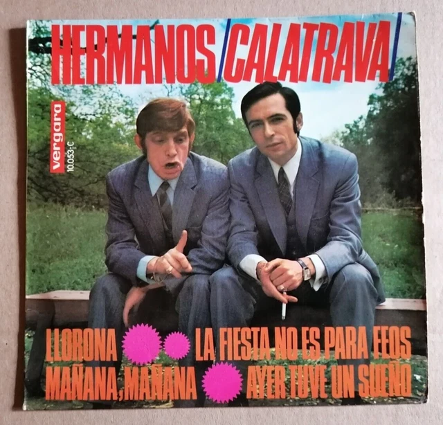 HERMANOS CALATRAVA : La Llorona 7" EP 1968 Spain Parodic Duo VERGARA 10 ...