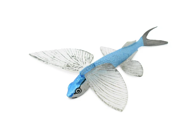 SAILFIN FLYING FISH, Realistic Toy Figure, Model, Replica, Gift, 6 ...