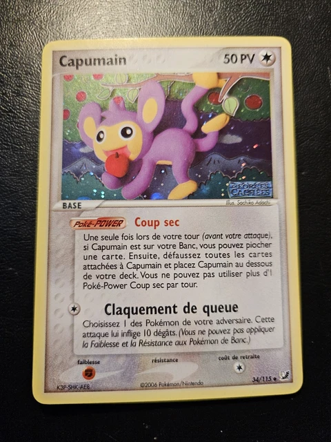 CARTE POKÉMON CAPUMAIN Reverse 34/115 Ex Forces Cachées EUR 1,50 - PicClick FR