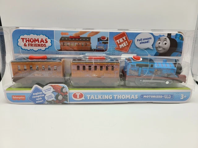 THOMAS & FRIENDS Fisher-Price Motorized Talking Thomas Interactive 2021 ...