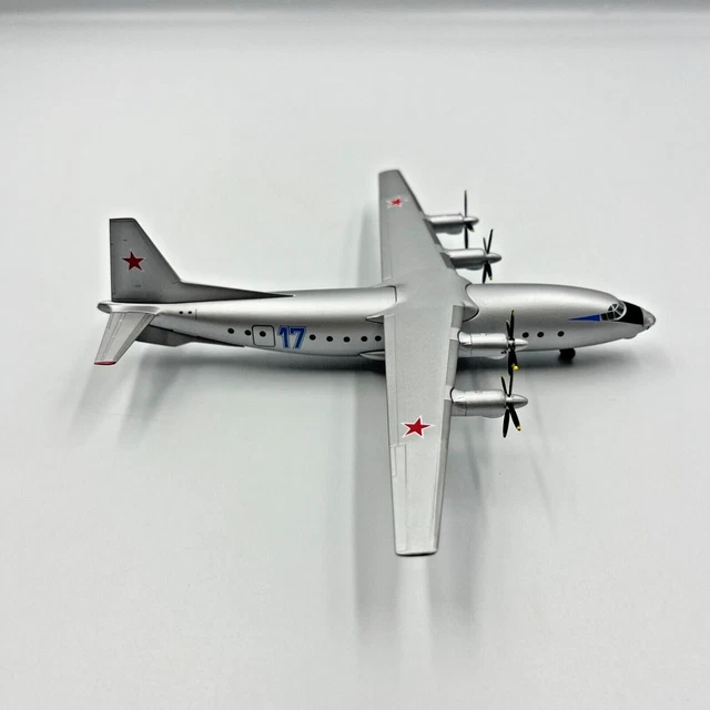 AIRCRAFT MODEL: ANTONOV 10 Soviet Air Force (silver) "20" blue £131.92 ...