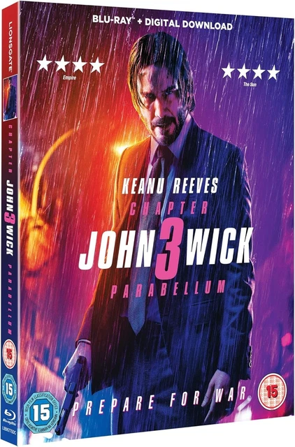 JOHN WICK 3 Parabellum Keanu Reeves Brand New & Sealed Bluray Xa £8.95 ...