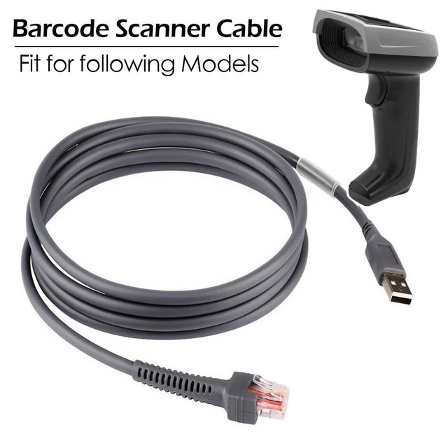 USB CABLE BARCODE Scanner Cable For Motorola Type A Jack For Motorola ...