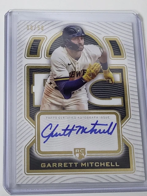 2023 TOPPS DEFINITIVE Garrett Mitchell auto/autographe RC/Rookie #/50 ...