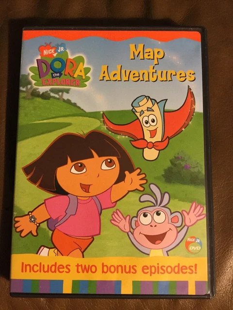 NICK JR: DORA the Explorer Map Adventures DVD (2003, 96min, Full Screen ...