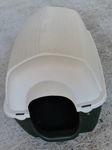 WEATHERPROOF PLASTIC DOG House/Kennel (Suit Small Dog) $0.99 - PicClick AU