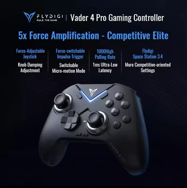 FLYDIGI VADER 4 Pro Gaming Controller and charging stand £78.72 ...