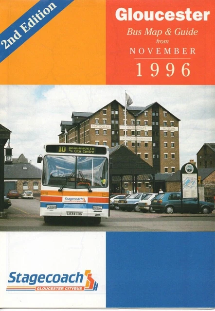 STAGECOACH GLOUCESTER CITYBUS - Bus Map & Guide - November 1996 £4.00 ...